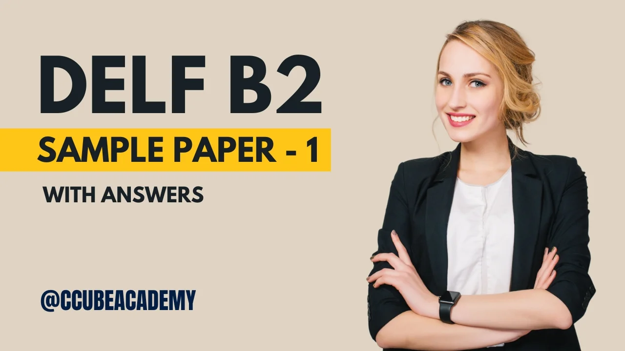Delf A1 Sample Papers Pdf With Answers Delf A1 Past Exam Papers