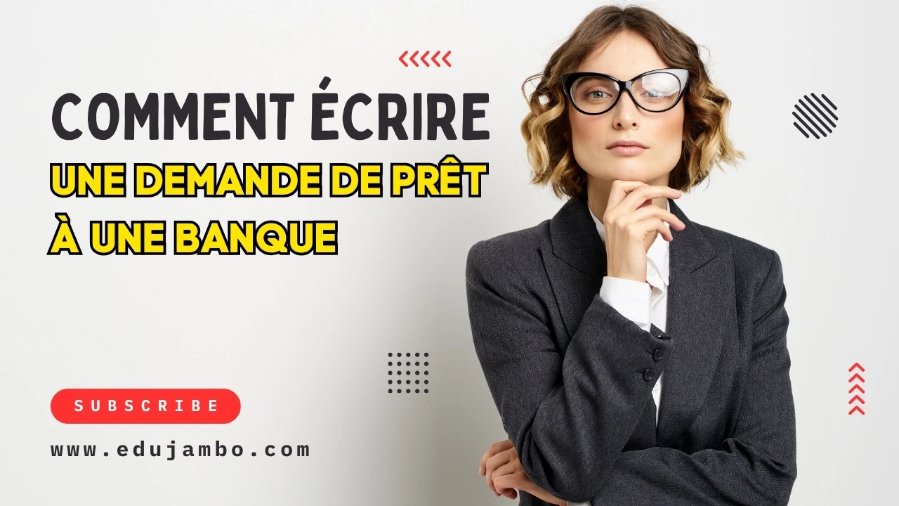 Comment écrire une demande de prêt à une banque